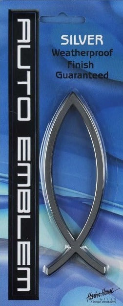 Large Ichthus Auto Emblem – San Juan Basilica Giftshop