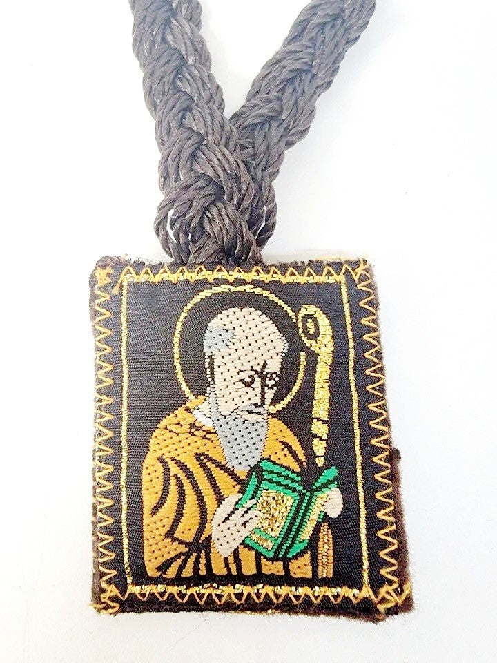 Large Saint Benedict Braided Scapular – San Juan Basilica Giftshop